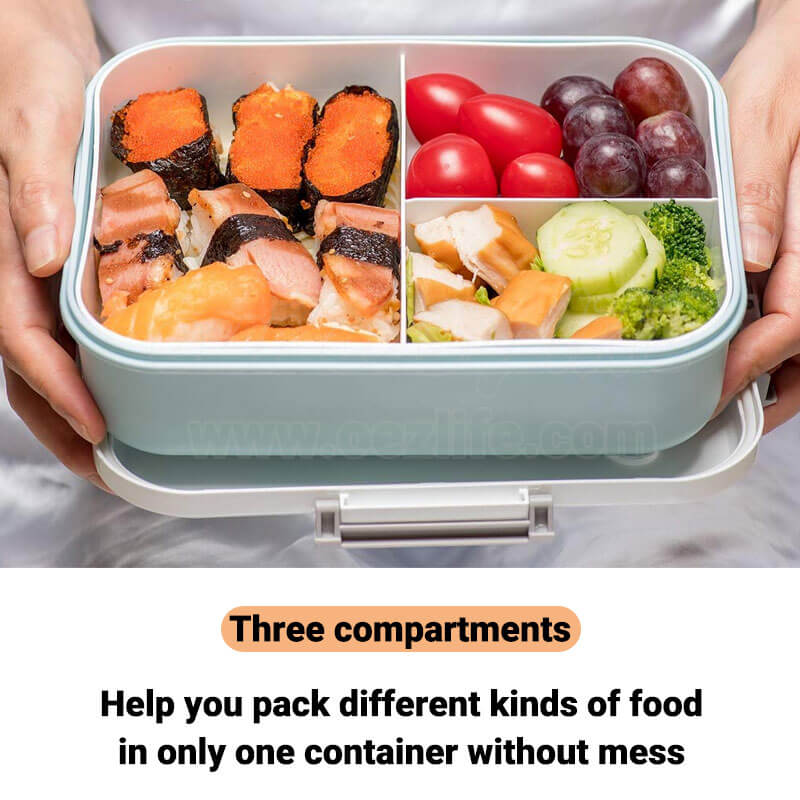 Simple Plastic Lunch Box For Adults And Kids, 1500ml, Leakproof ...